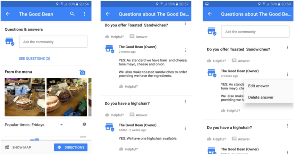 Google “Questions and Answers” for Local Business Now Available for ...